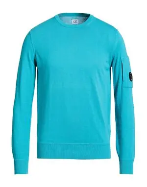 C.P. COMPANY Cotton Sweater - Turquoise