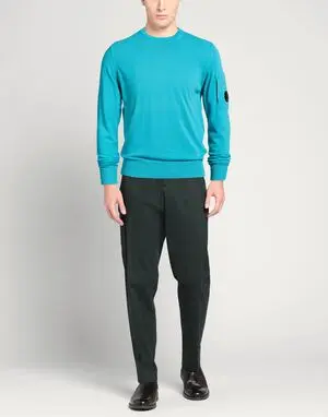 C.P. COMPANY Cotton Sweater - Turquoise
