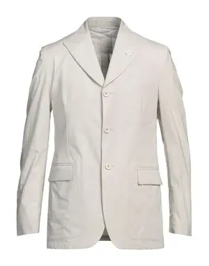 LARDINI Single-breasted Blazer - Cream