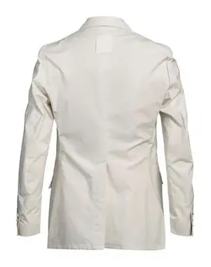 LARDINI Single-breasted Blazer - White