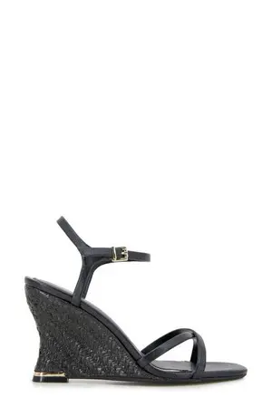 KENNETH COLE Freya Wedge Sandal - Black