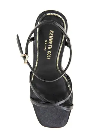 KENNETH COLE Freya Wedge Sandal - Black