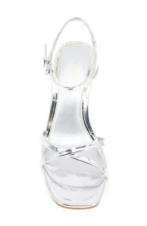 KENNETH COLE Freya Wedge Sandal - Silver