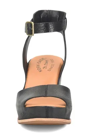 Kork-Ease® Stasia Platform Sandals - Black