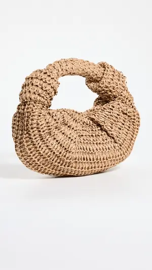 SIMONMILLER Raffia Lopsy Bag - Natural