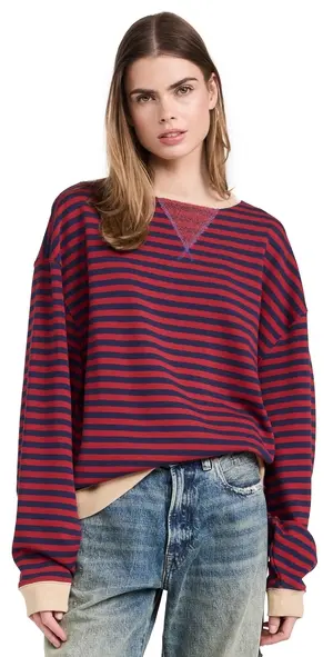 Striped Sweatshirts Hoodies For Women
