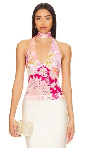 Majorelle Riviera Top - Medallion Multi