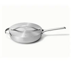 CARAWAY Home 4.5qt Stainless Steel Saute Pan W/ Lid - Silver