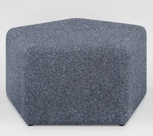 LIFESTYLE SOLUTIONS Garren Pentagon Ottoman - One-color
