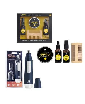 PURSONIC Ultimate Beard Care Kit: Grooming Essentials For A Perfect Beard - Multicolor