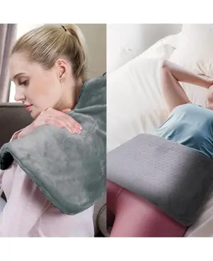 PURSONIC Total Comfort Package: Neck & Shoulder Warmer + Electric Heat Pad