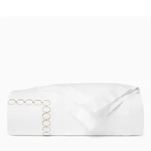 SFERRA Catena Duvet Cover - White/sand