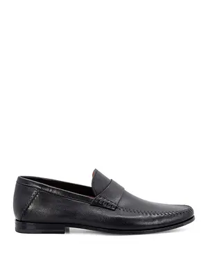 Santoni Paine-m1 Slip-on Loafers - Black