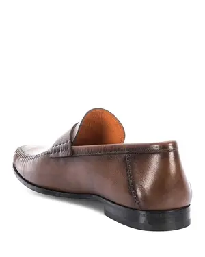 Santoni Paine-m1 Slip-on Loafers - Brown