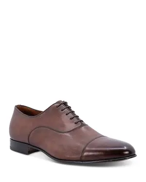 Santoni Cap Toe Oxfords
