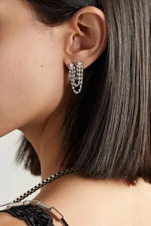 ANITA KO Bianca 18-karat White Diamond Single Earring