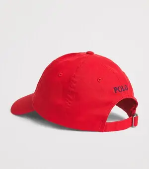 Polo Ralph Lauren Cotton Baseball Cap With Logo - Red