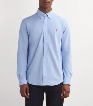 Polo Ralph Lauren Cotton Mesh Oxford Shirt - Blue