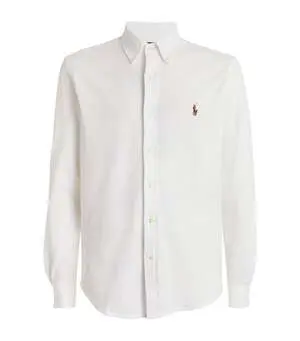 Ralph Lauren Polo Ralph Lauren Cotton Mesh Oxford Shirt White