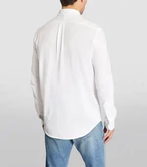 Polo Ralph Lauren Cotton Mesh Oxford Shirt - White