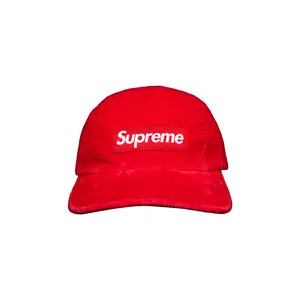 Supreme Fine Wale Corduroy Camp Cap - Red