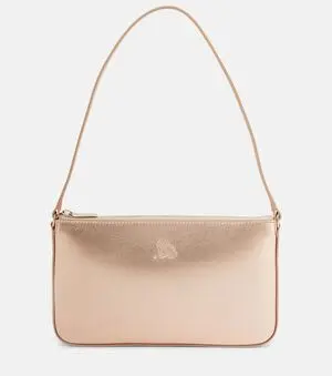 CHRISTIAN LOUBOUTIN Loubila Leather Shoulder Bag - Metallic