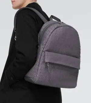 CHRISTIAN LOUBOUTIN Zip N Flap Jacquard Backpack