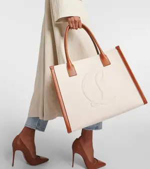 CHRISTIAN LOUBOUTIN By My Side Large Tote - Beige