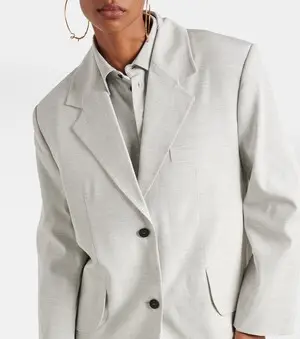 Jacquemus La Veste Titulo Oversized Blazer - Grey