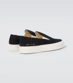 COMMON PROJECTS Suede Slip-on Sneakers