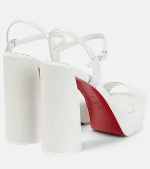 CHRISTIAN LOUBOUTIN Movida Jane 130 Leather Platform Pumps