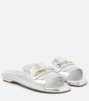 CHRISTIAN LOUBOUTIN Miss Mj Leather Mules