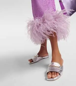 CHRISTIAN LOUBOUTIN Miss Mj Leather Mules