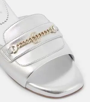 CHRISTIAN LOUBOUTIN Miss Mj Leather Mules