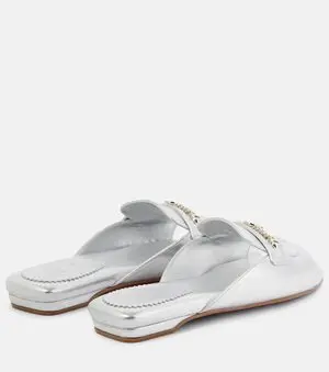 CHRISTIAN LOUBOUTIN Miss Mj Leather Mules