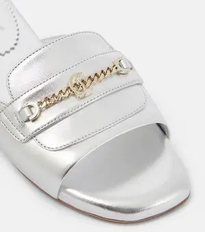 CHRISTIAN LOUBOUTIN Miss Mj Leather Mules