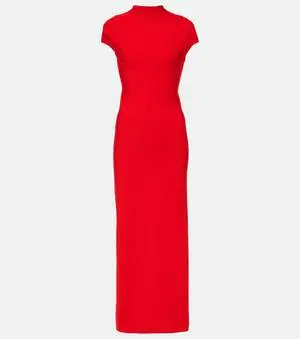 Alaïa Cutout Maxi Dress - Red