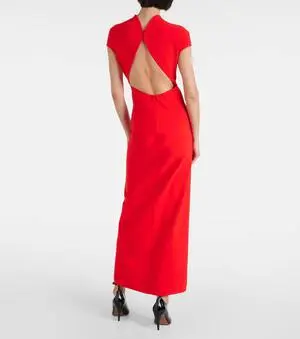 Alaïa Cutout Maxi Dress - Red