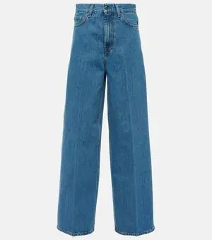 TOTEME Wide-leg Cotton Jeans