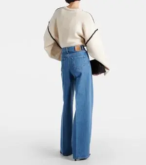 TOTEME Wide-leg Cotton Jeans