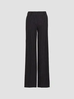 Dolce & Gabbana Gessato Wool Pinstripe Pants