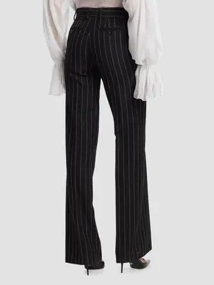 Dolce & Gabbana Gessato Wool Pinstripe Pants