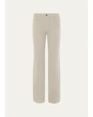 L'Agence Scottie High-rise Wide-leg Jeans - Biscuit