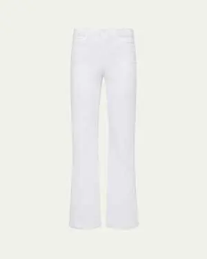 L'AGENCE Scottie High-rise Wide-leg Jeans - Blanc