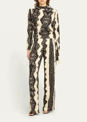 Libertine Venetian Lace Trousers
