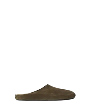 THE ROW THE ROW Hugo Suede Mules Ash