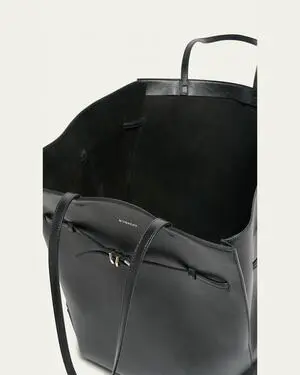 Givenchy Voyou Large North-south Tote Bag In Tumbled Leather