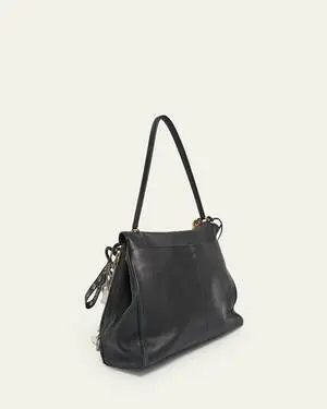 Balenciaga Rodeo Large Leather Top-handle Bag - Black