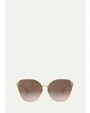 BVLGARI Serpenti Butterfly Sunglasses - Grey/brown