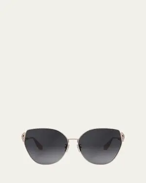 BVLGARI Serpenti Butterfly Sunglasses - Rose Gold